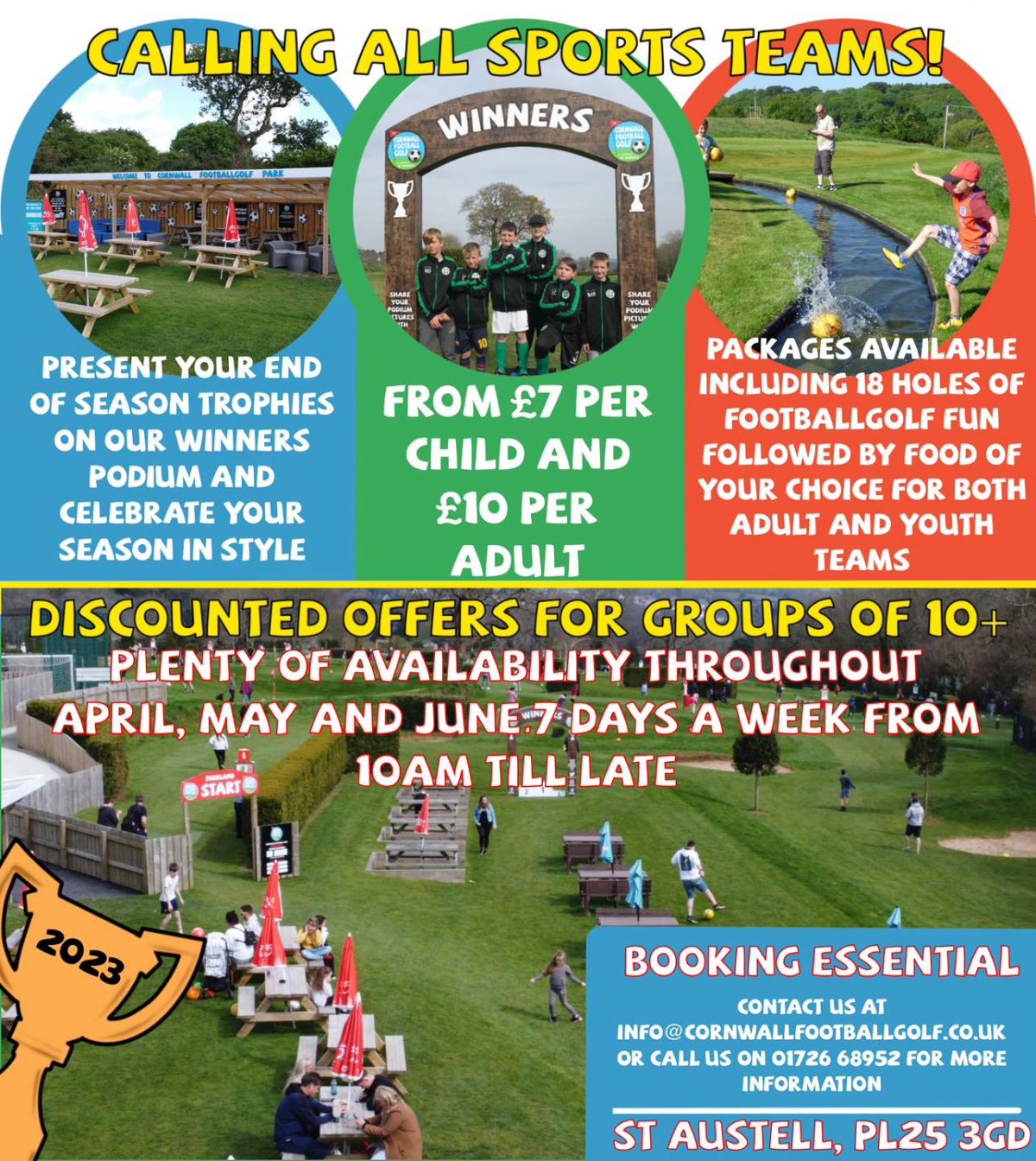 Cornwall Football Golf The Best & Biggest Football Golf Park