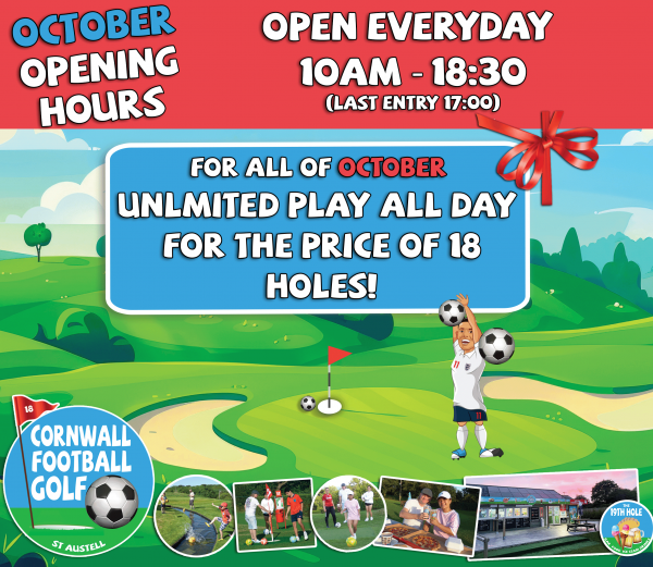 Cornwall Football Golf The Best & Biggest Football Golf Park
